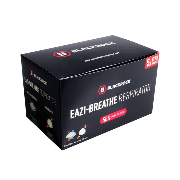 Blackrock Box of 5 Eazi-Breathe FFP3 Moulded Disposable Respirators ...