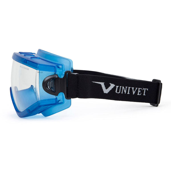 Univet 619 Safety Goggles | Indirect Vented Clear Lens Eye Protection ...