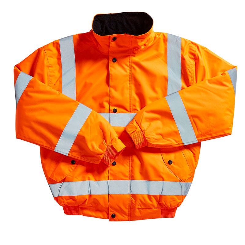 Blackrock Hi Vis FLEECE Lining Bomber Jacket - PPE Work Solutions